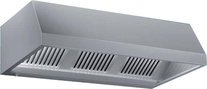 Hota profesionala din inox 2500x1400 mm gama Block fara ventilator